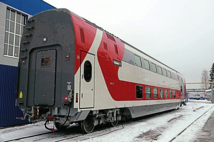 Double-deck coaches for long-distance services | The Railway Magazine