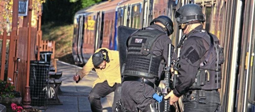 Chinnor hosts Thames Valley Police firearms railway training - The ...