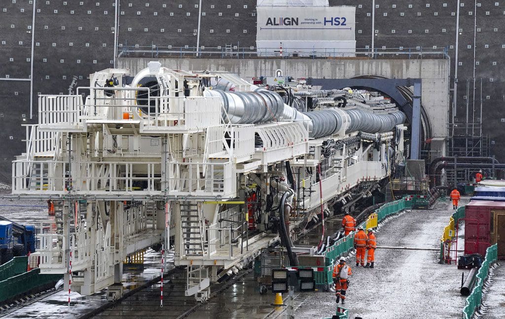 HS2 tunneling machine completes first mile under the Chilterns