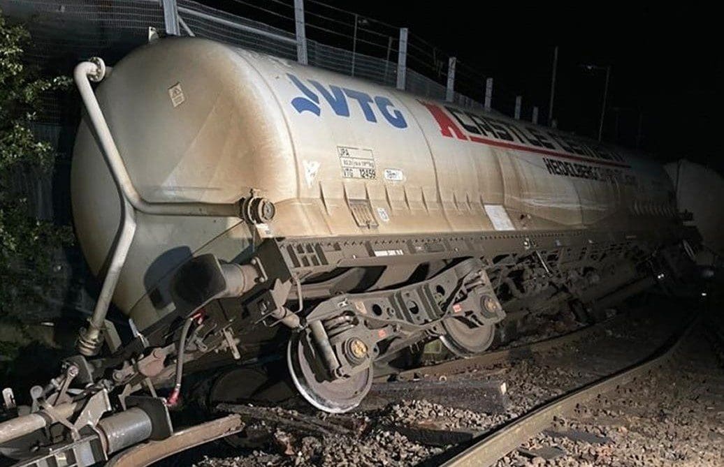 Rail line to be closed for several days after train derailment | The ...