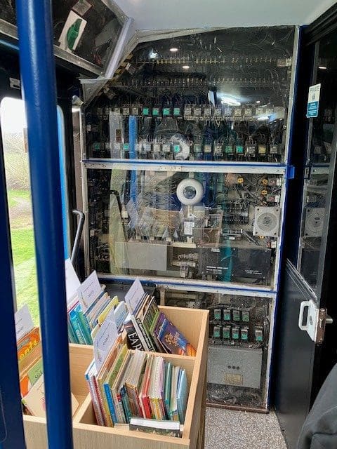 Hitachi Rail engineers transform disused train carriage into library ...