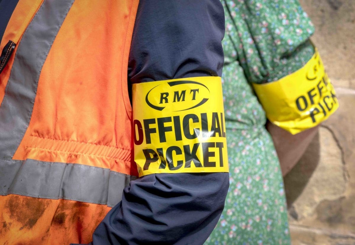 Rail supply firm workers start four-day strike action | The Railway ...