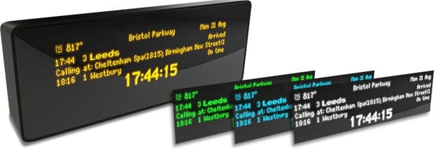 Bring live train information to your home with a UK Departure Board ...