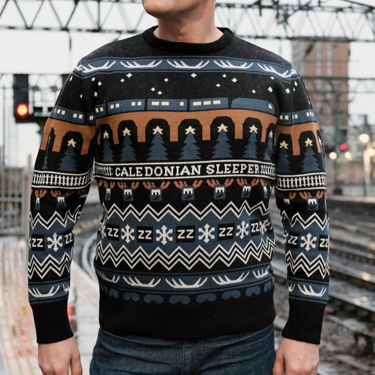 You can now own a Caledonian Sleeper themed Christmas jumper